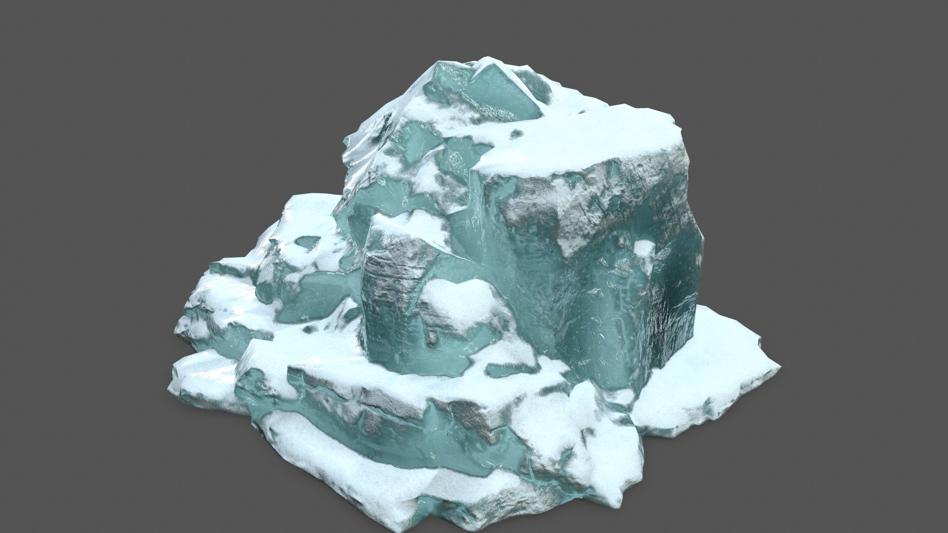 Ice Rock 3D Model - TurboSquid 1511232