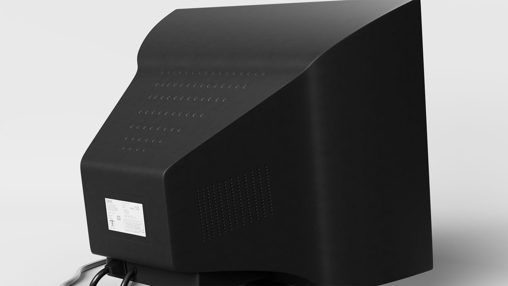 3D Model Ibm Monitor - TurboSquid 1466189