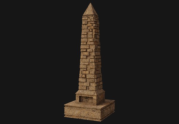modelo 3d Obelisco libre gratis - TurboSquid 2041615