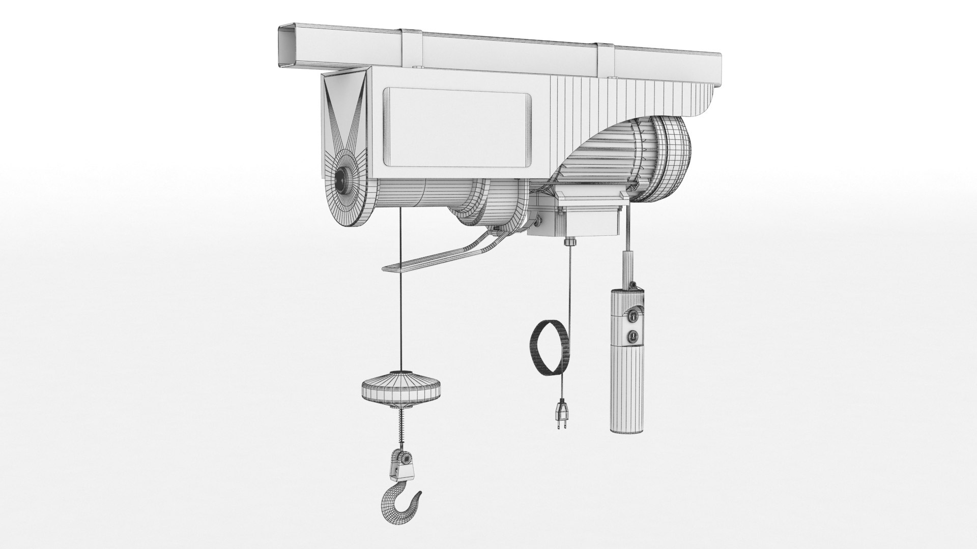 Electric Hoist 3D Model - TurboSquid 1535880
