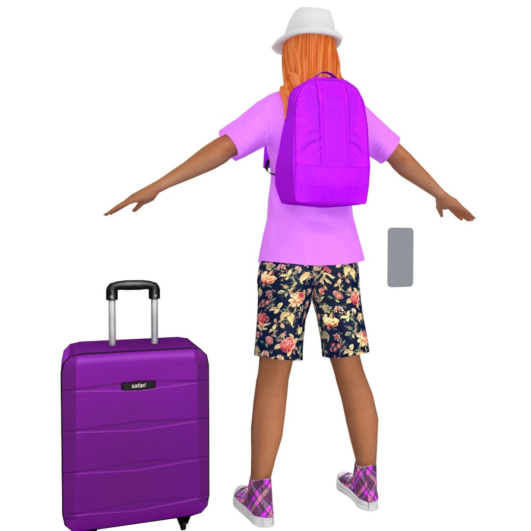 Pack 2 tourist 3D model - TurboSquid 1295768