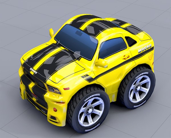 c4d toon car mus80