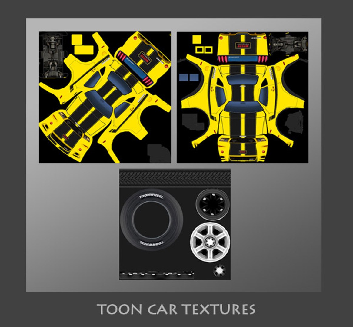 C4d Toon Car Mus80