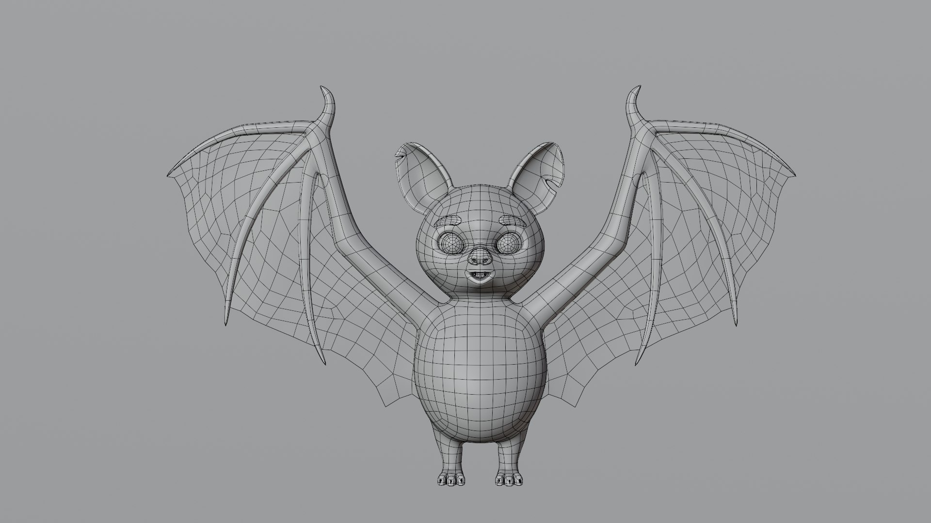 Cartoon Bat 3D model - TurboSquid 1905628