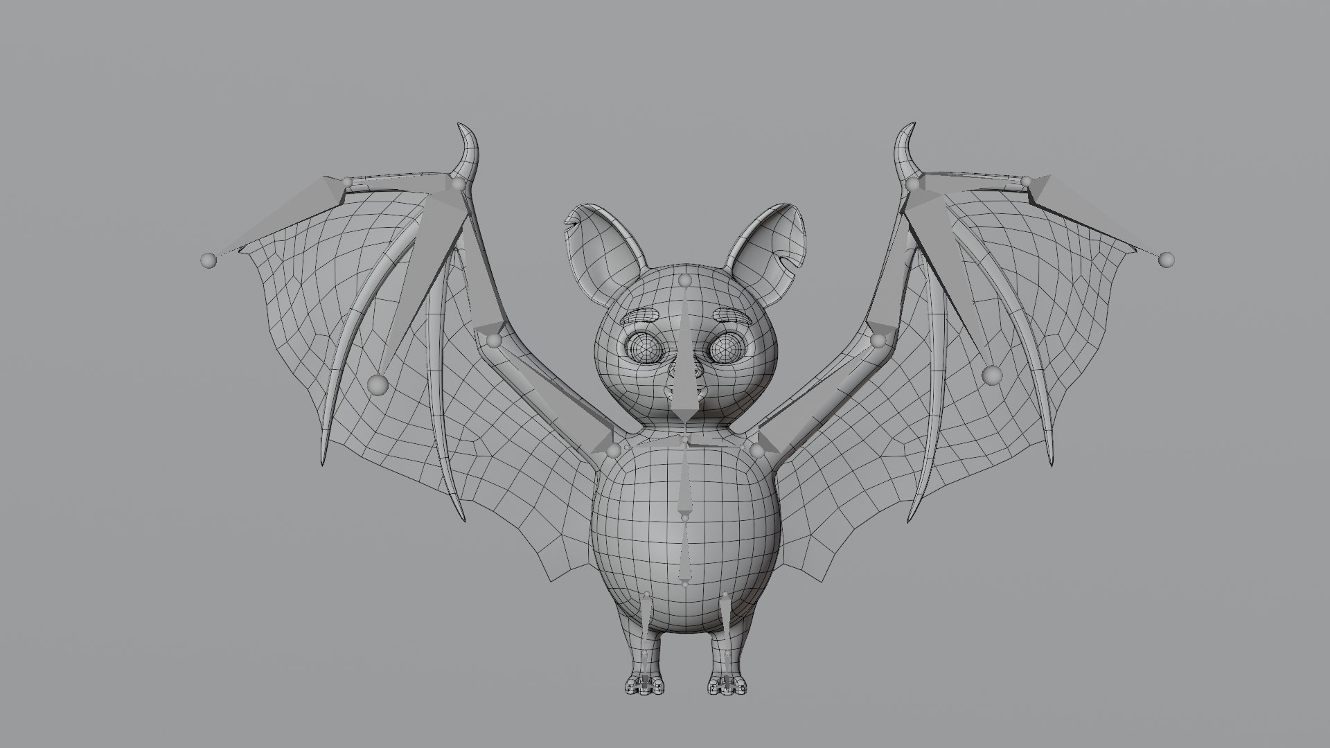 Cartoon Bat 3D model - TurboSquid 1905628
