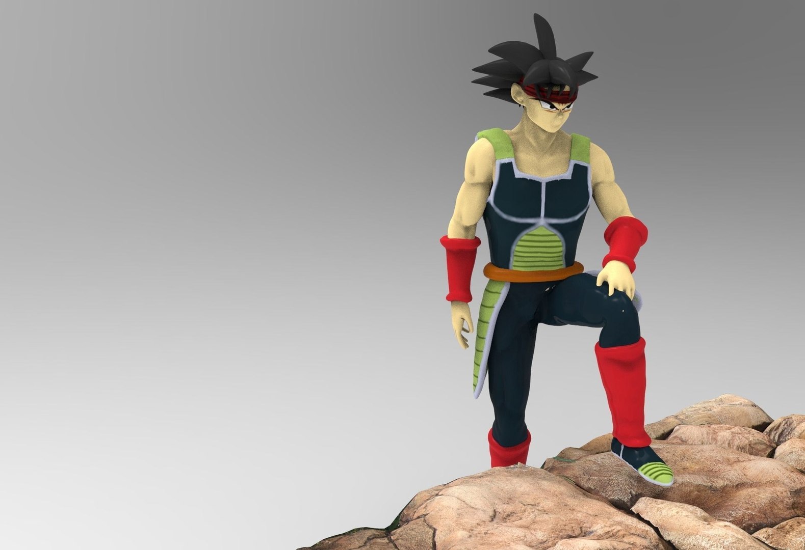 Dragon Ball Z - Bardock 3D Model - TurboSquid 2317051