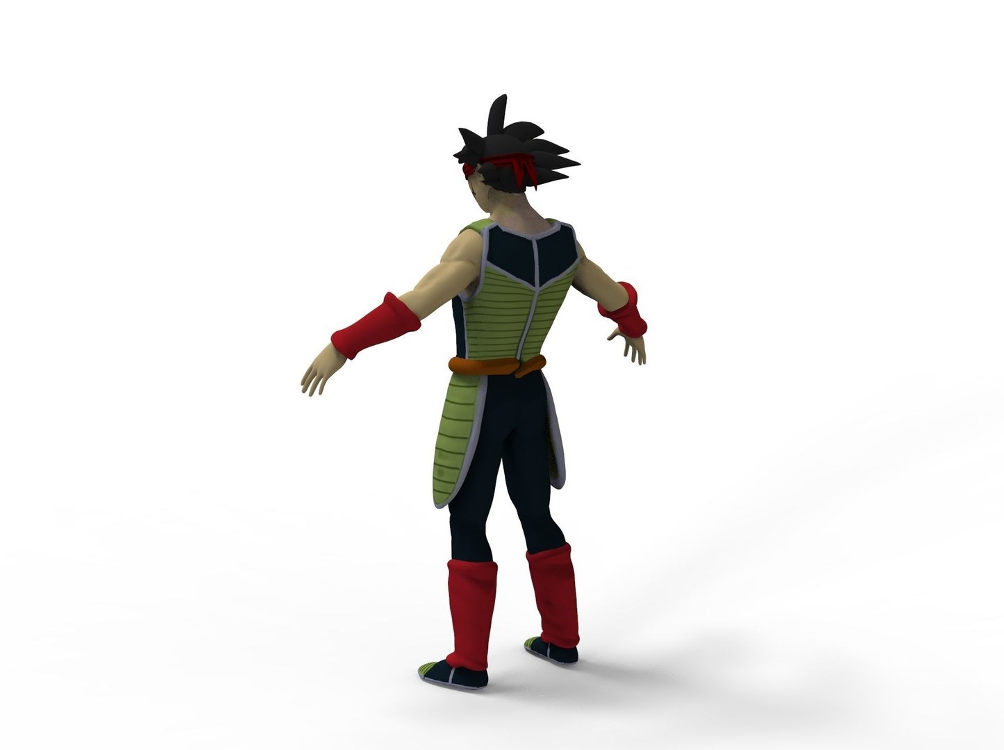 Dragon Ball Z - Bardock 3D Model - TurboSquid 2317051
