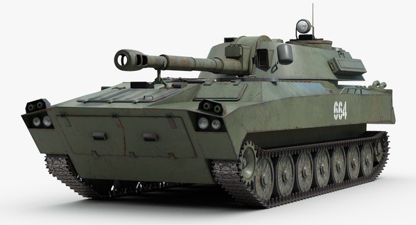 3D russian 2s1 gvozdika - TurboSquid 1423836