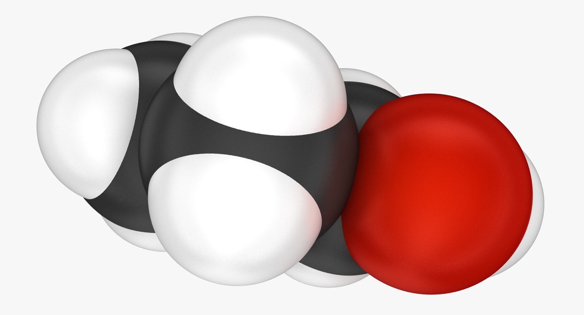 3d 1-propanol 3 Model