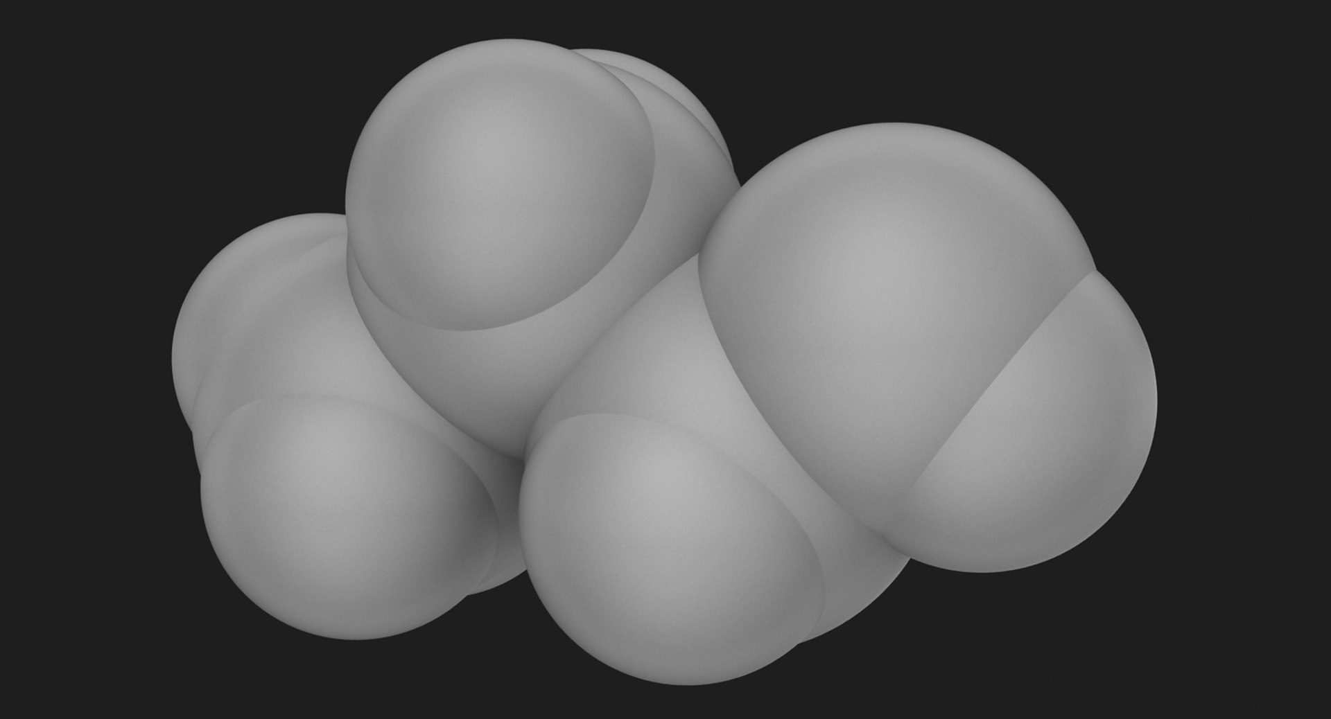 3d 1-propanol 3 Model