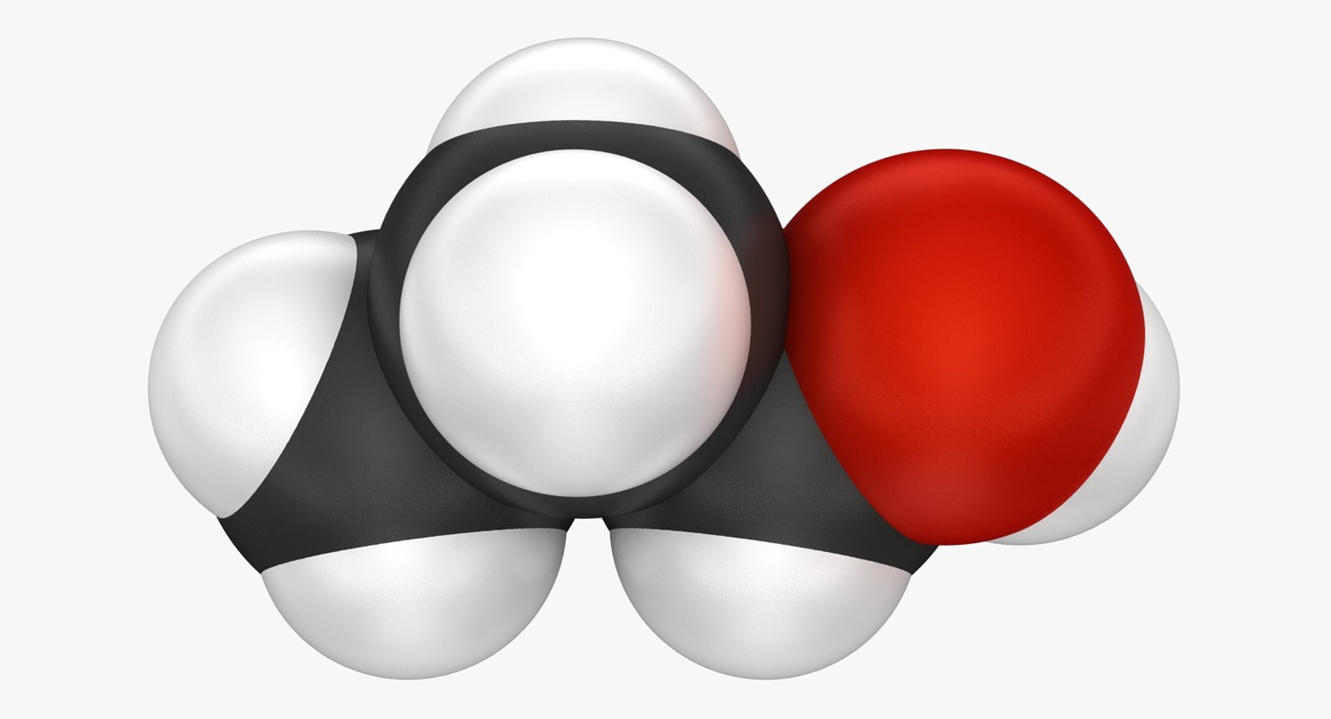 3d 1-propanol 3 Model