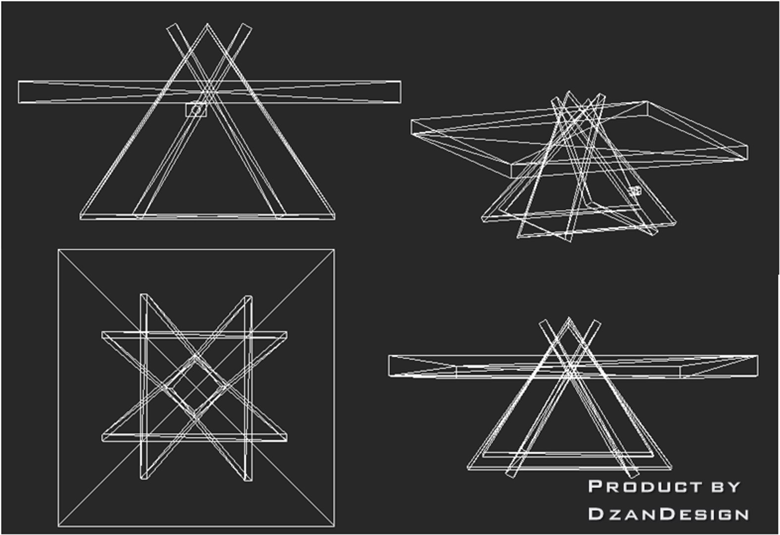 Free Triangular Table Short 3D Model - TurboSquid 1328692