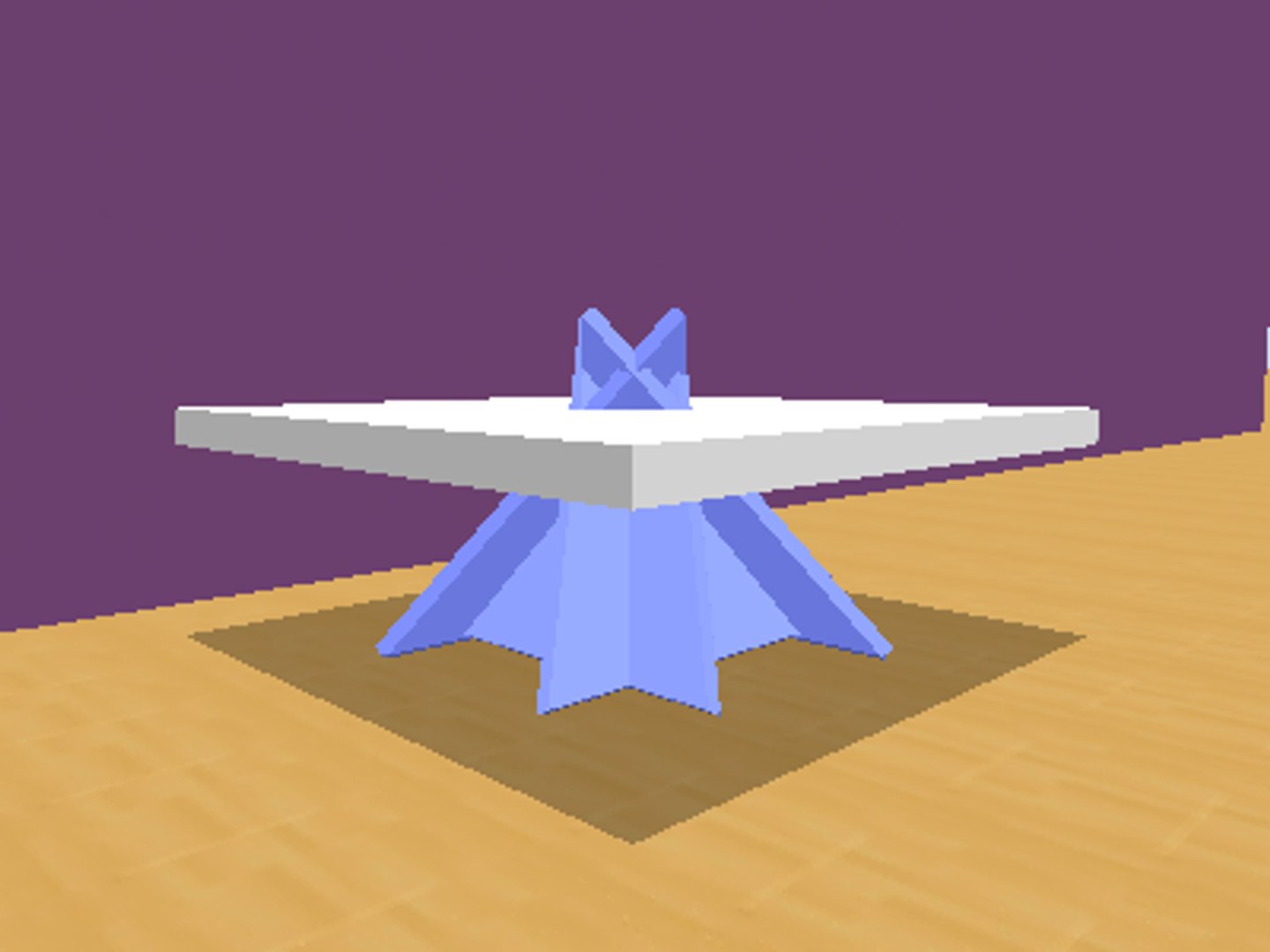 Free Triangular Table Short 3D Model - TurboSquid 1328692