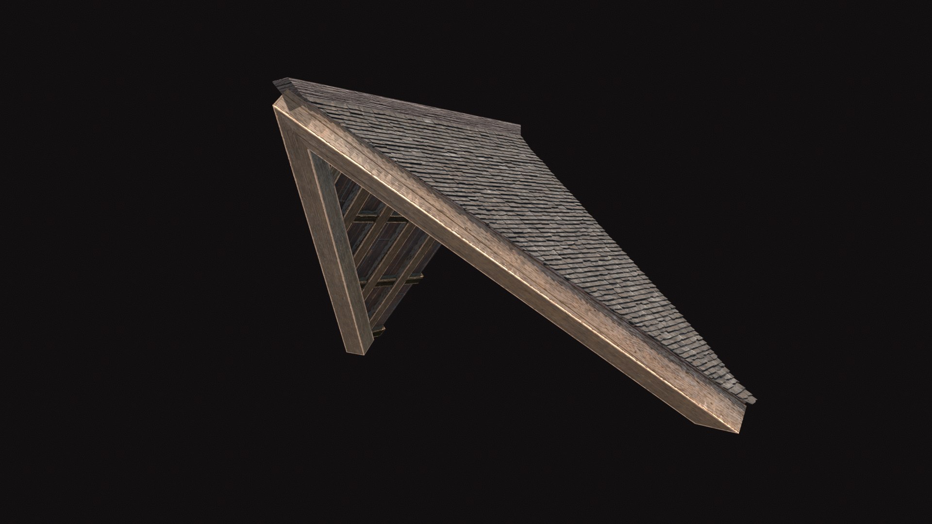 Medieval Roof 02 3D Model - TurboSquid 2319264