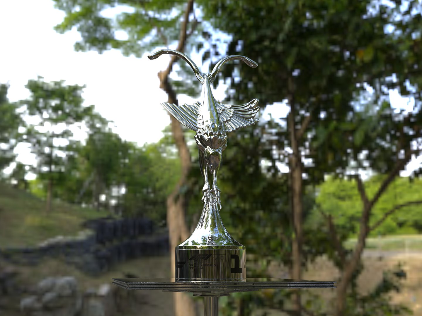 F1 Italy Monza Grand Prix Award Trophy - Cinematic -3D Printing 3D Model - TurboSquid 2496442