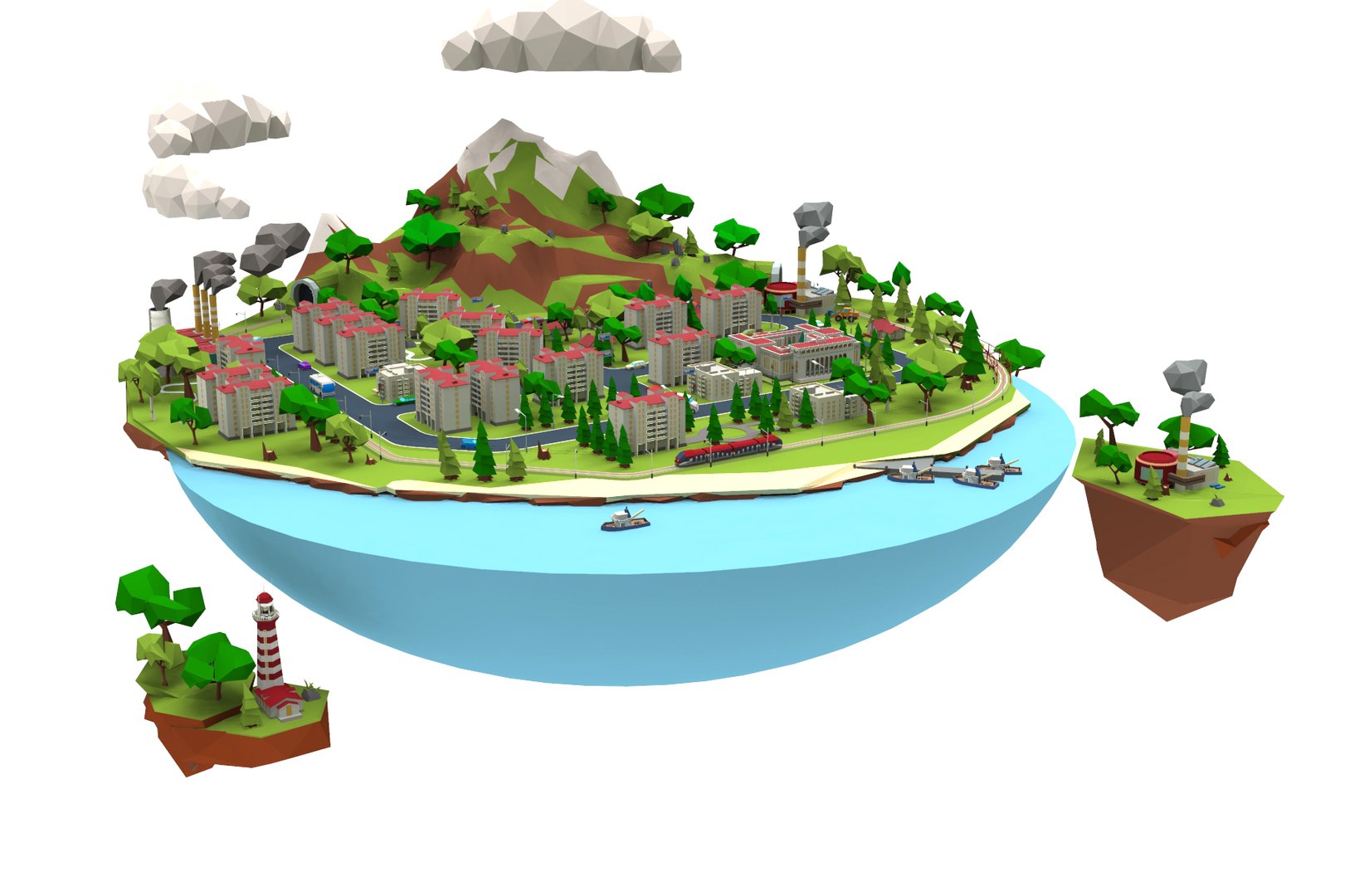 City Cityscape Model - TurboSquid 1497565