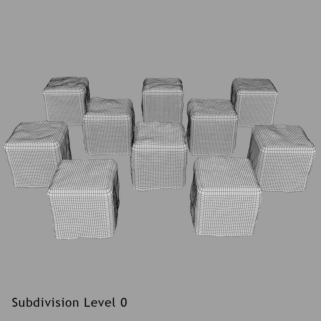 3D Smooth Ice Cubes - TurboSquid 1154102