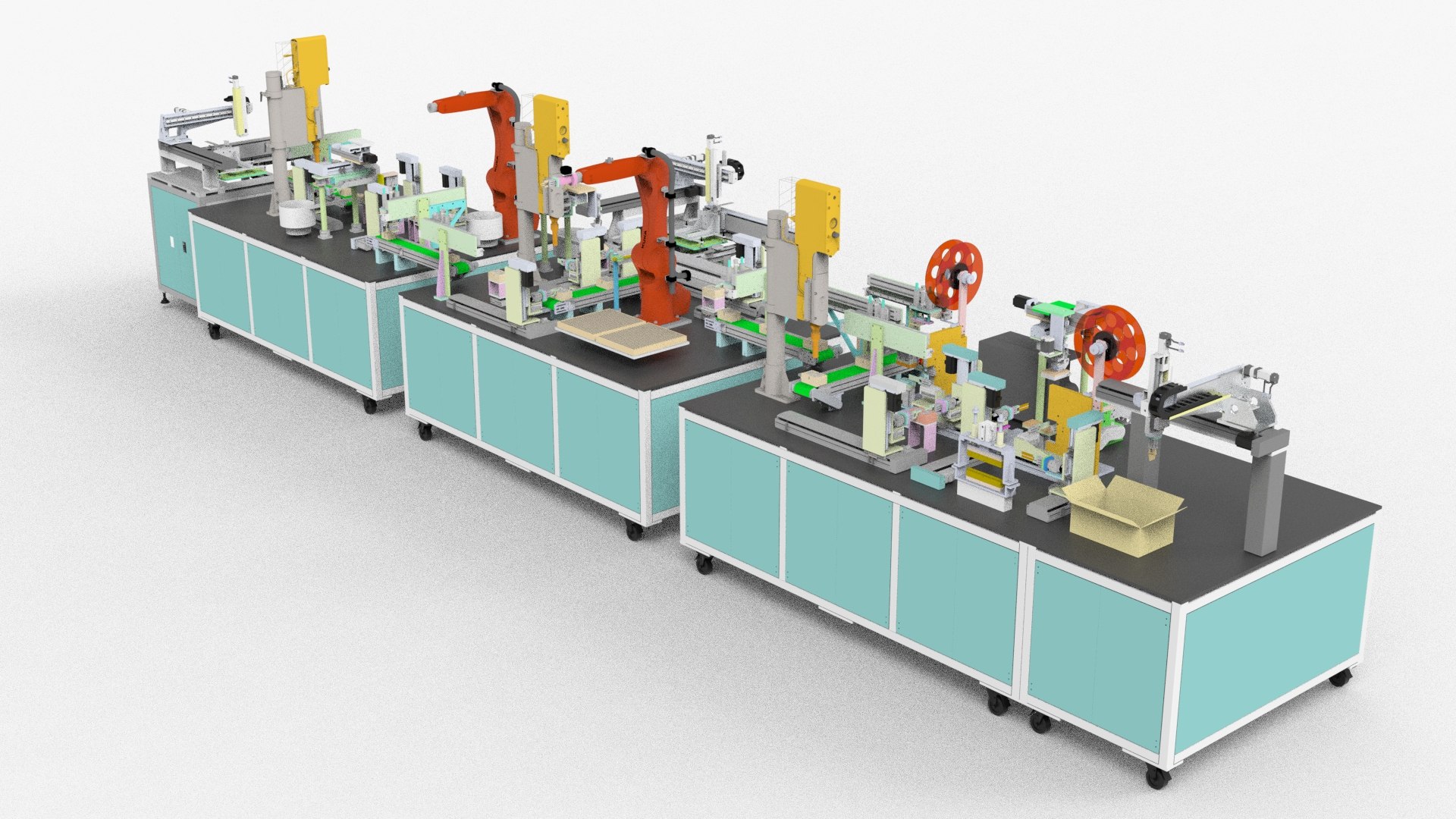 Automated Medical Assembly Equipment 3D Model - TurboSquid 1821999