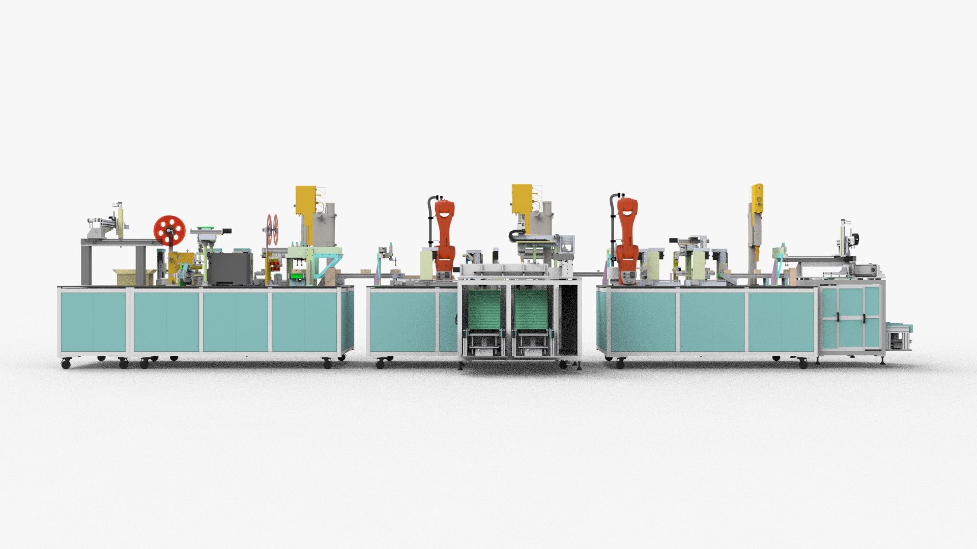 Automated Medical Assembly Equipment 3D Model - TurboSquid 1821999