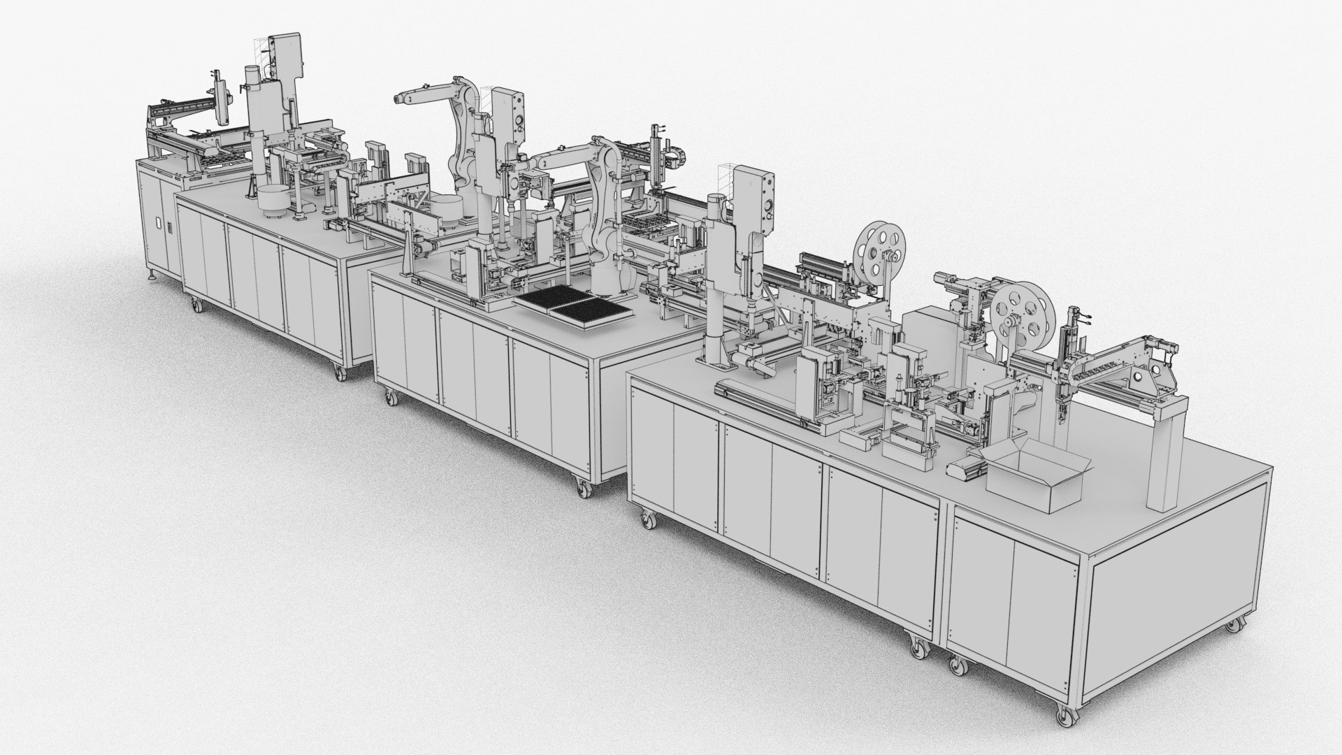 Automated Medical Assembly Equipment 3D Model - TurboSquid 1821999