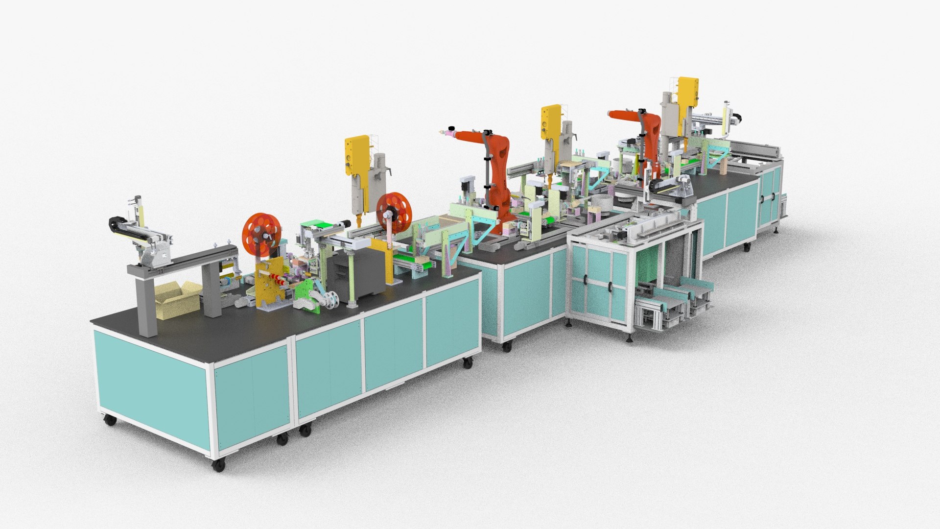 Automated Medical Assembly Equipment 3D Model - TurboSquid 1821999