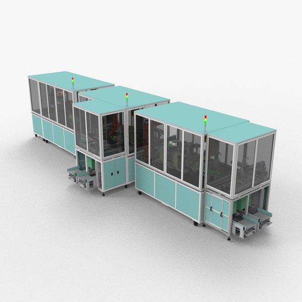 Automated Medical Assembly Equipment 3D model - TurboSquid 1821999
