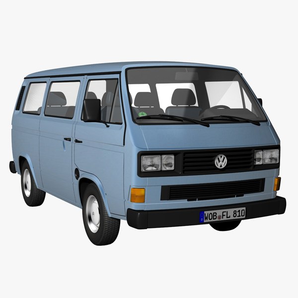 VW T3 Bus Facelift 1988 3D-Modell - TurboSquid 617681