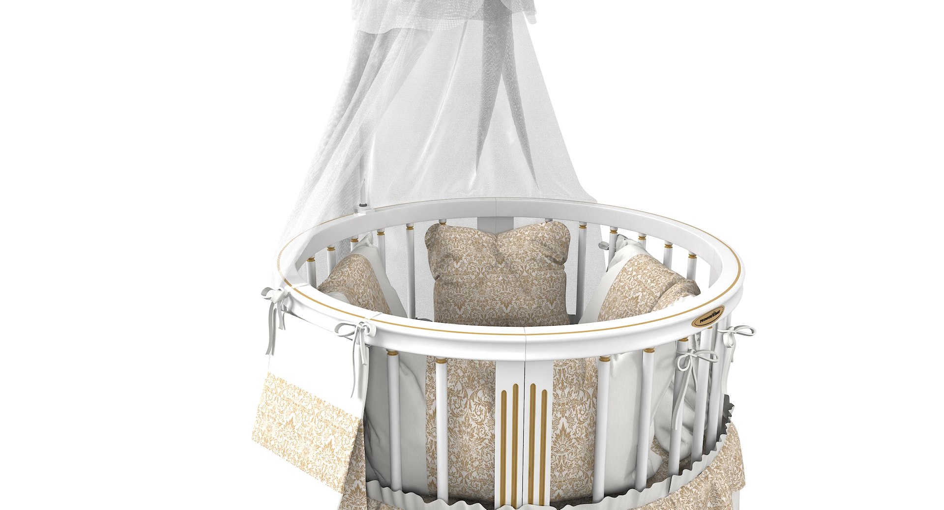 3D Model Baby Bassinet - TurboSquid 1222992