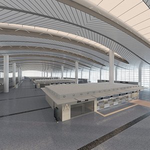 Airport Terminal 3D Models for Download | TurboSquid