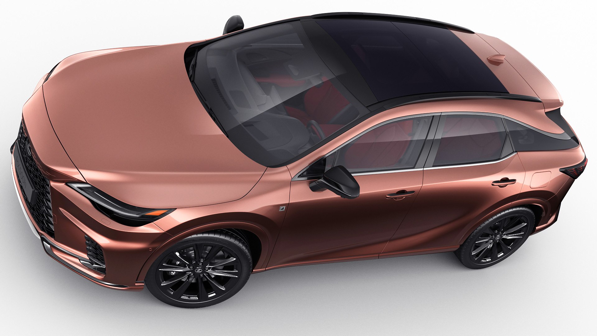 Lexus RX500 F-sport 2023 3D model - TurboSquid 2167727