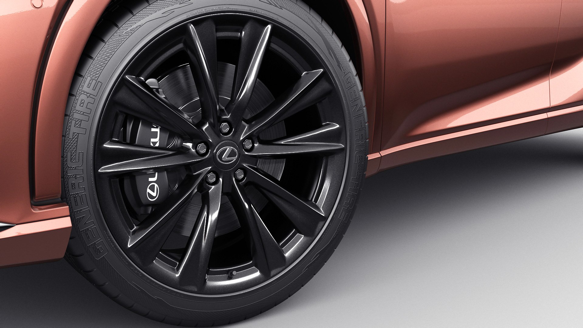 Lexus RX500 F-sport 2023 3D model - TurboSquid 2167727