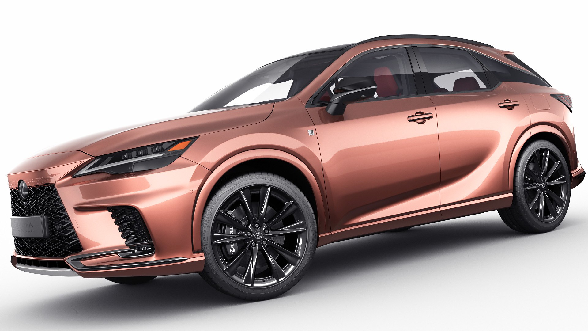 Lexus RX500 F-sport 2023 3D model - TurboSquid 2167727