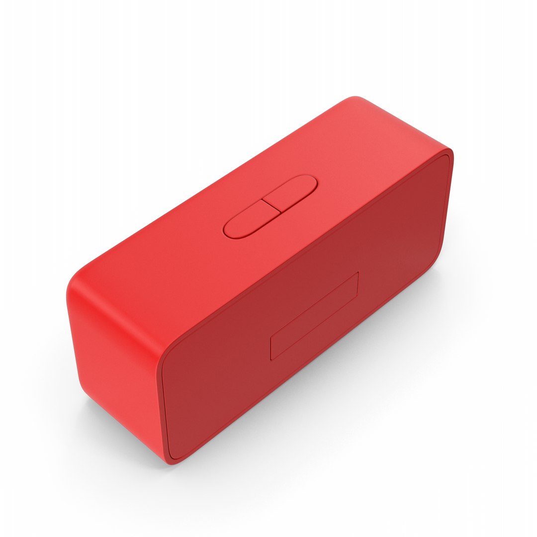 3D Red Digital Alarm - TurboSquid 2147843