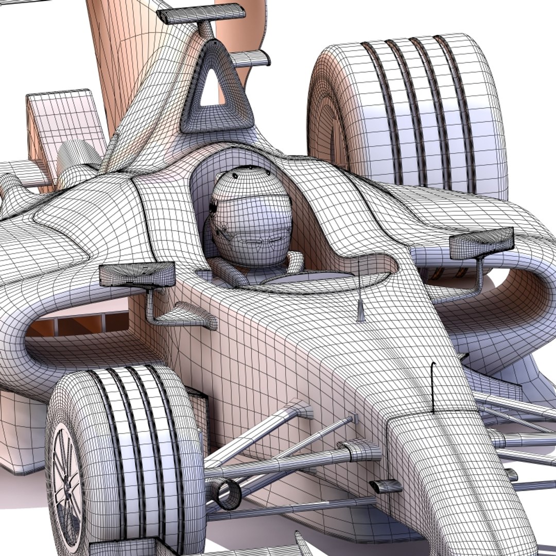 3d Model Of Formula Car