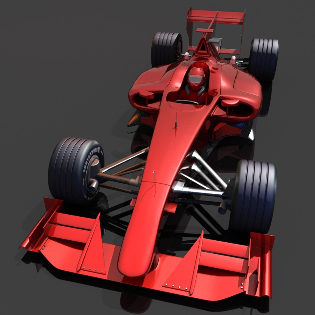 3d Model Of Formula Car