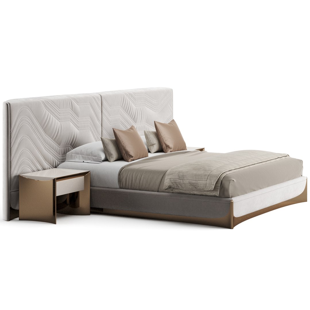 3D Visionnaire Ca'Foscari Bed Model - TurboSquid 1720165