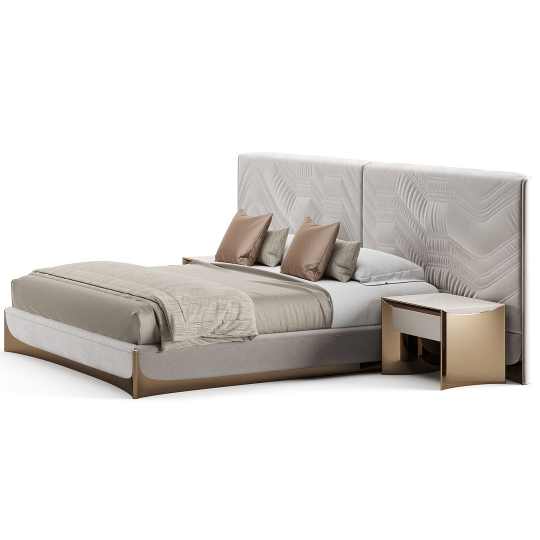 3D Visionnaire Ca'Foscari Bed Model - TurboSquid 1720165