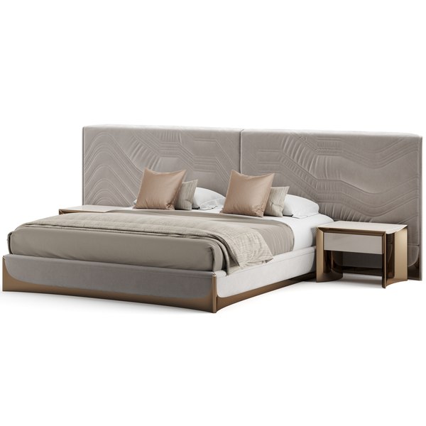 3D Visionnaire Ca'Foscari Bed model - TurboSquid 1720165