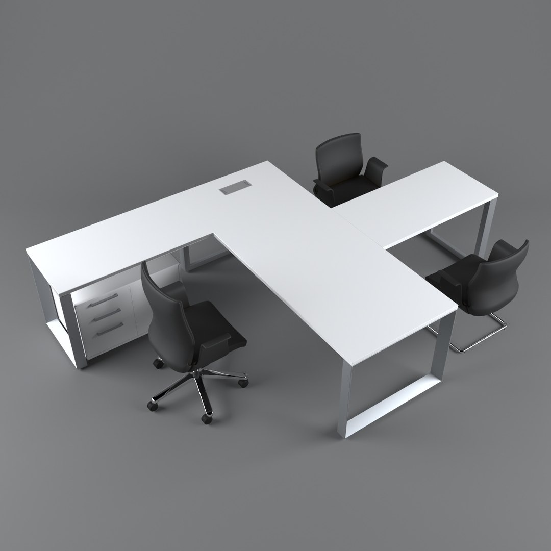 Executive Table Codutti Avita 3D Model - TurboSquid 1404353