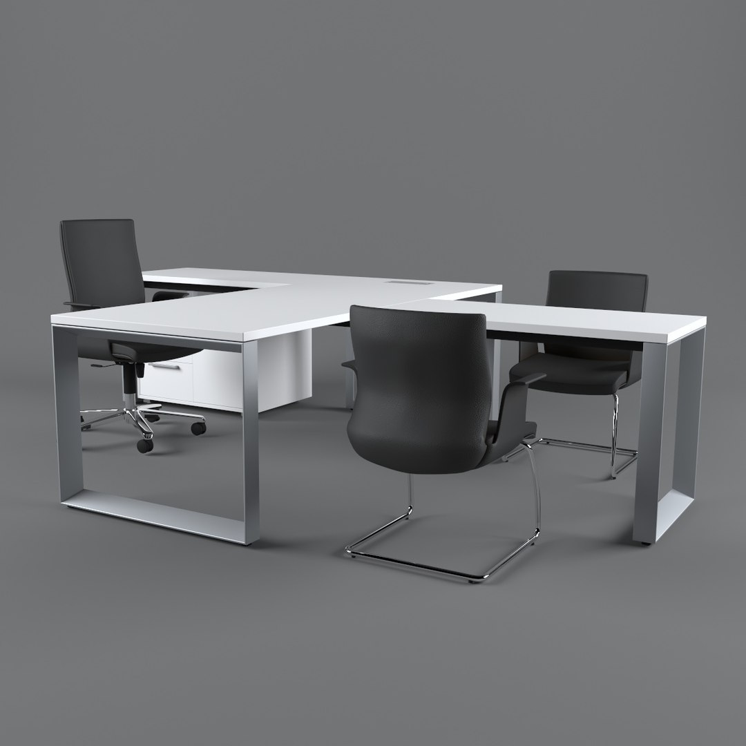 Executive Table Codutti Avita 3D Model - TurboSquid 1404353