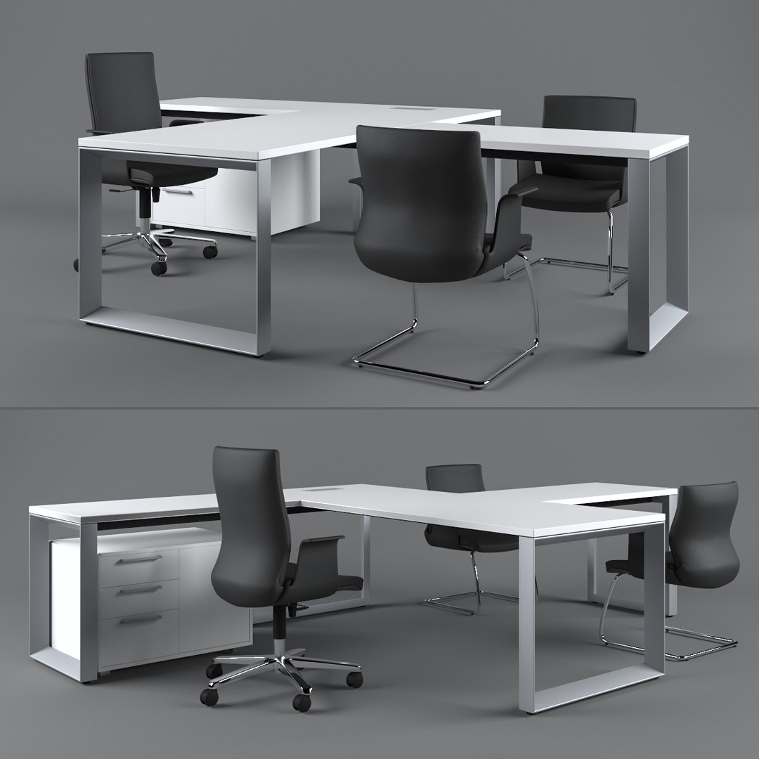 Executive Table Codutti Avita 3D Model - TurboSquid 1404353
