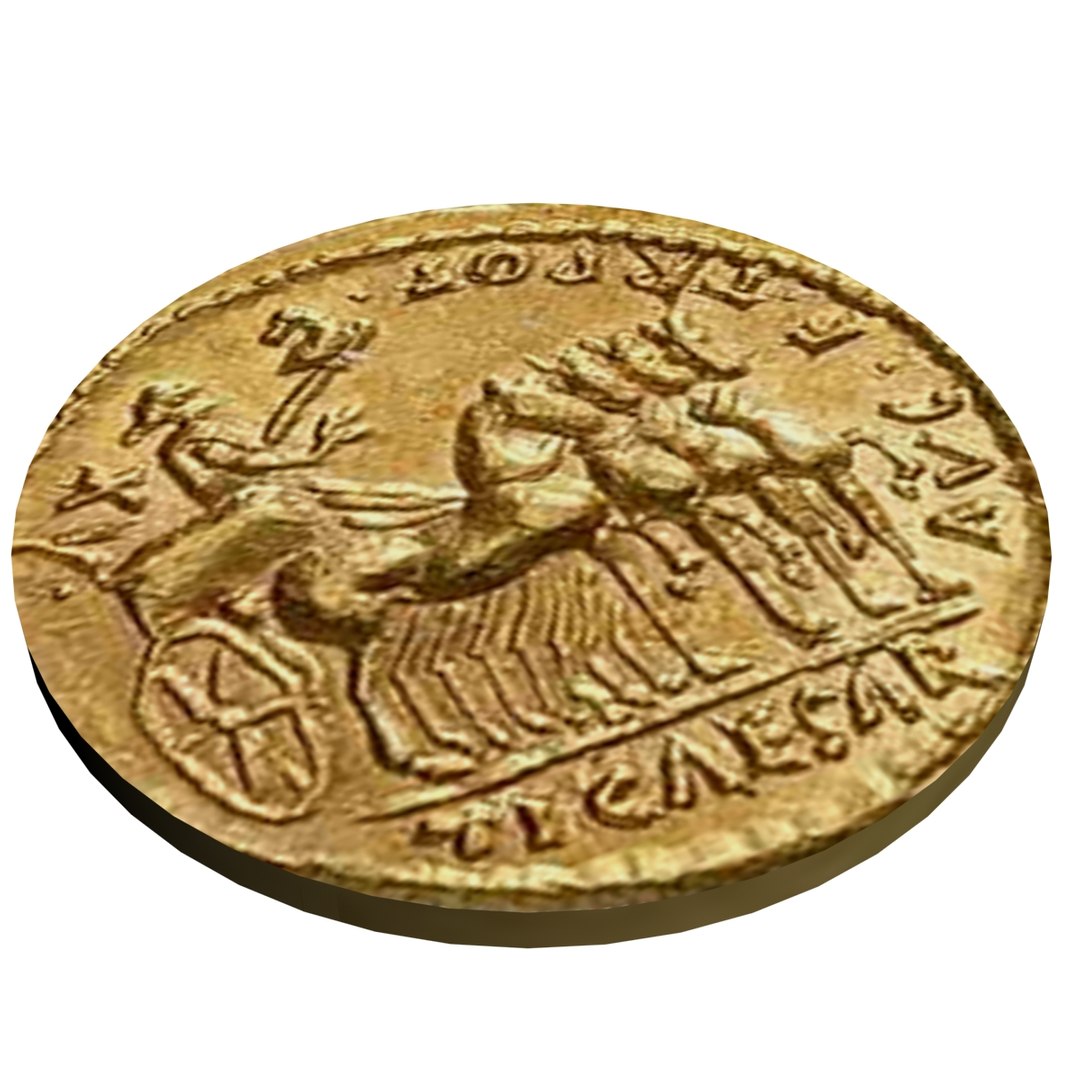 3D Roman Coin Augustus - TurboSquid 1215922