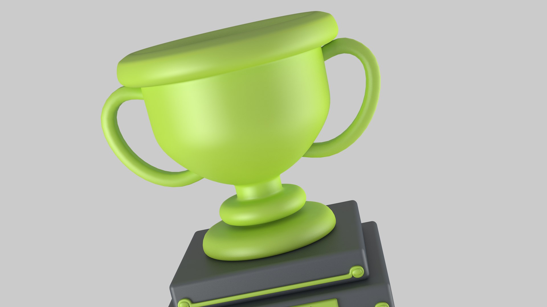 3D Cartoon Trophy Prize Prize Trofy Cup Champion - TurboSquid 2010019