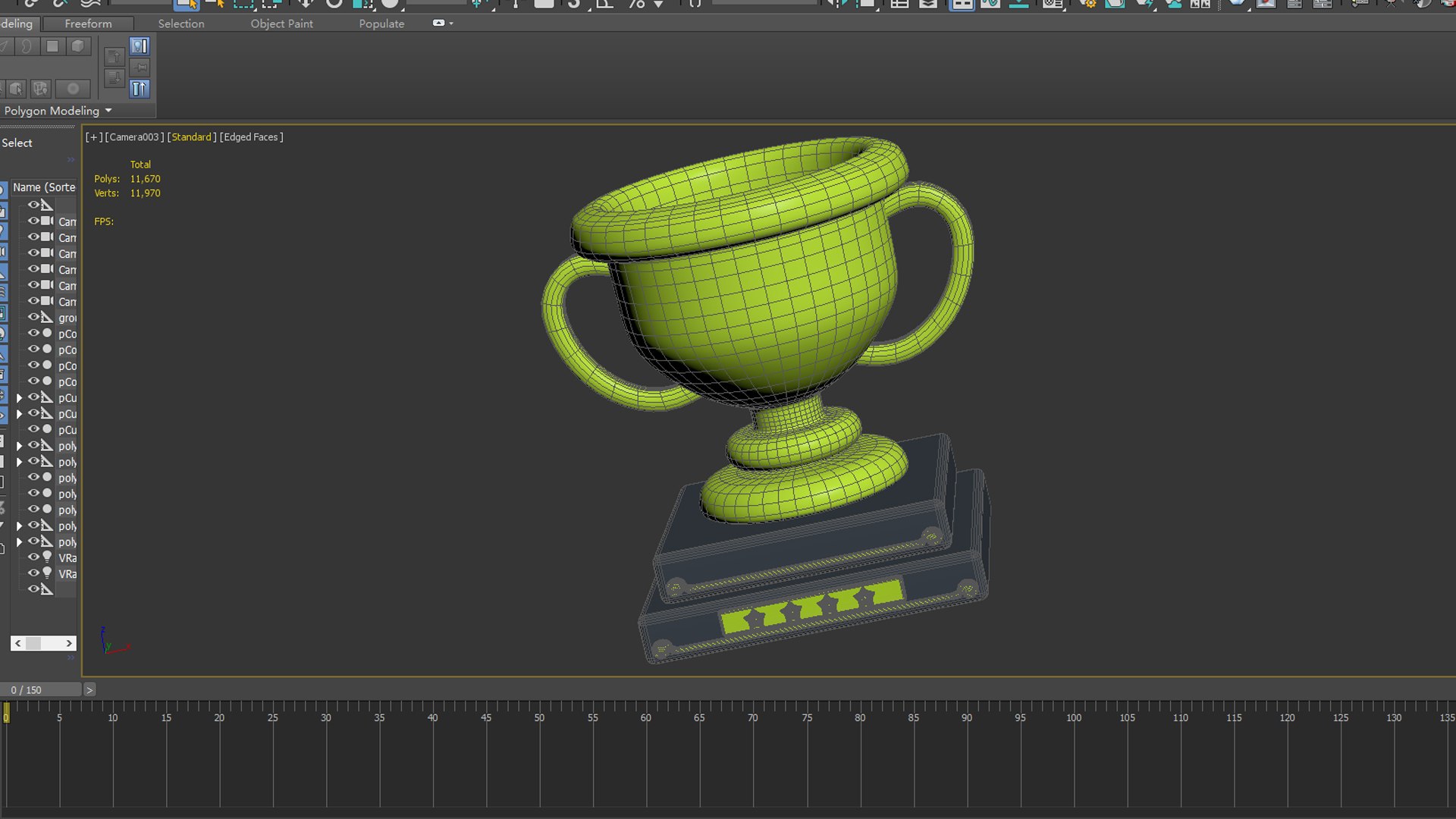 3D Cartoon Trophy Prize Prize Trofy Cup Champion - TurboSquid 2010019