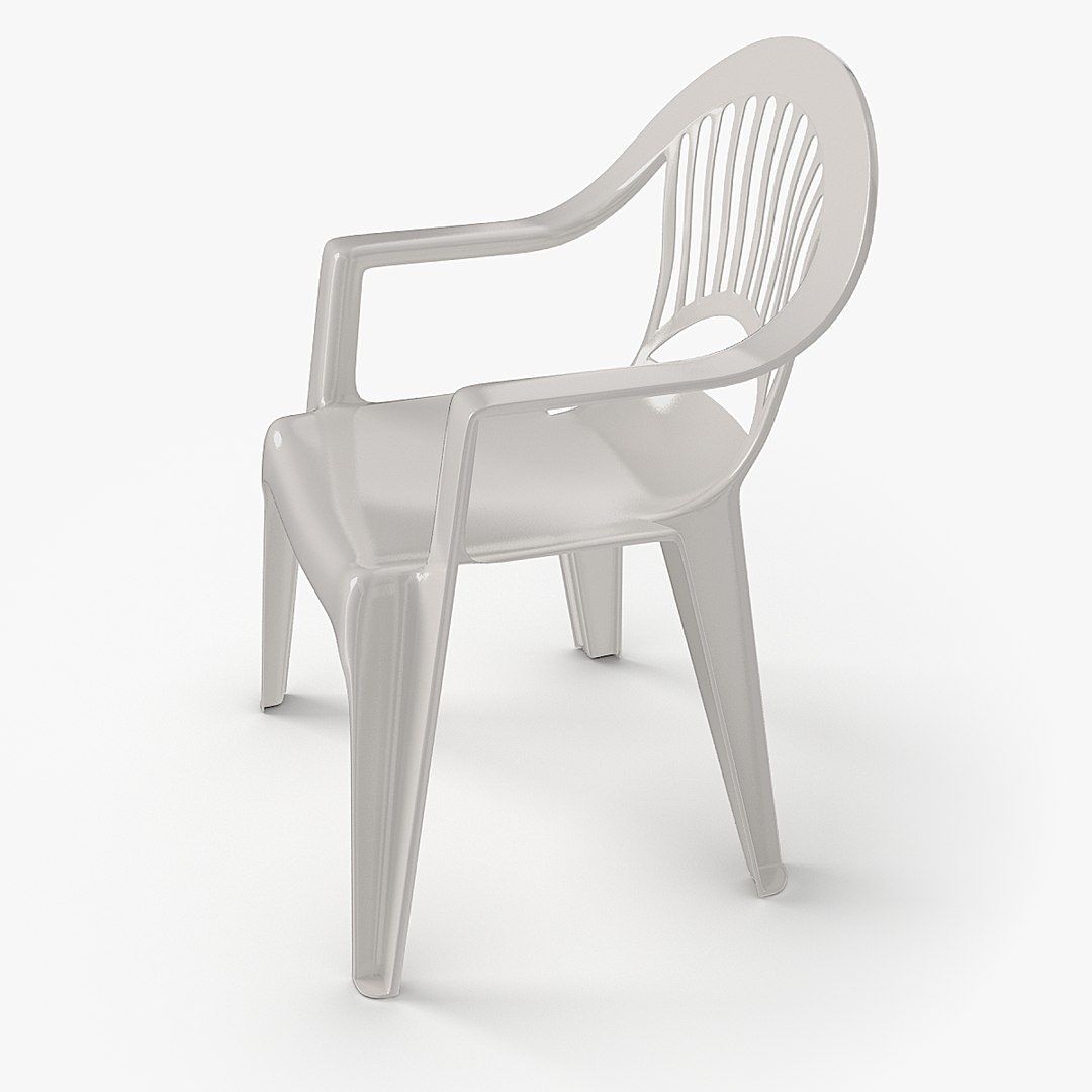 Plastic Chair Obj