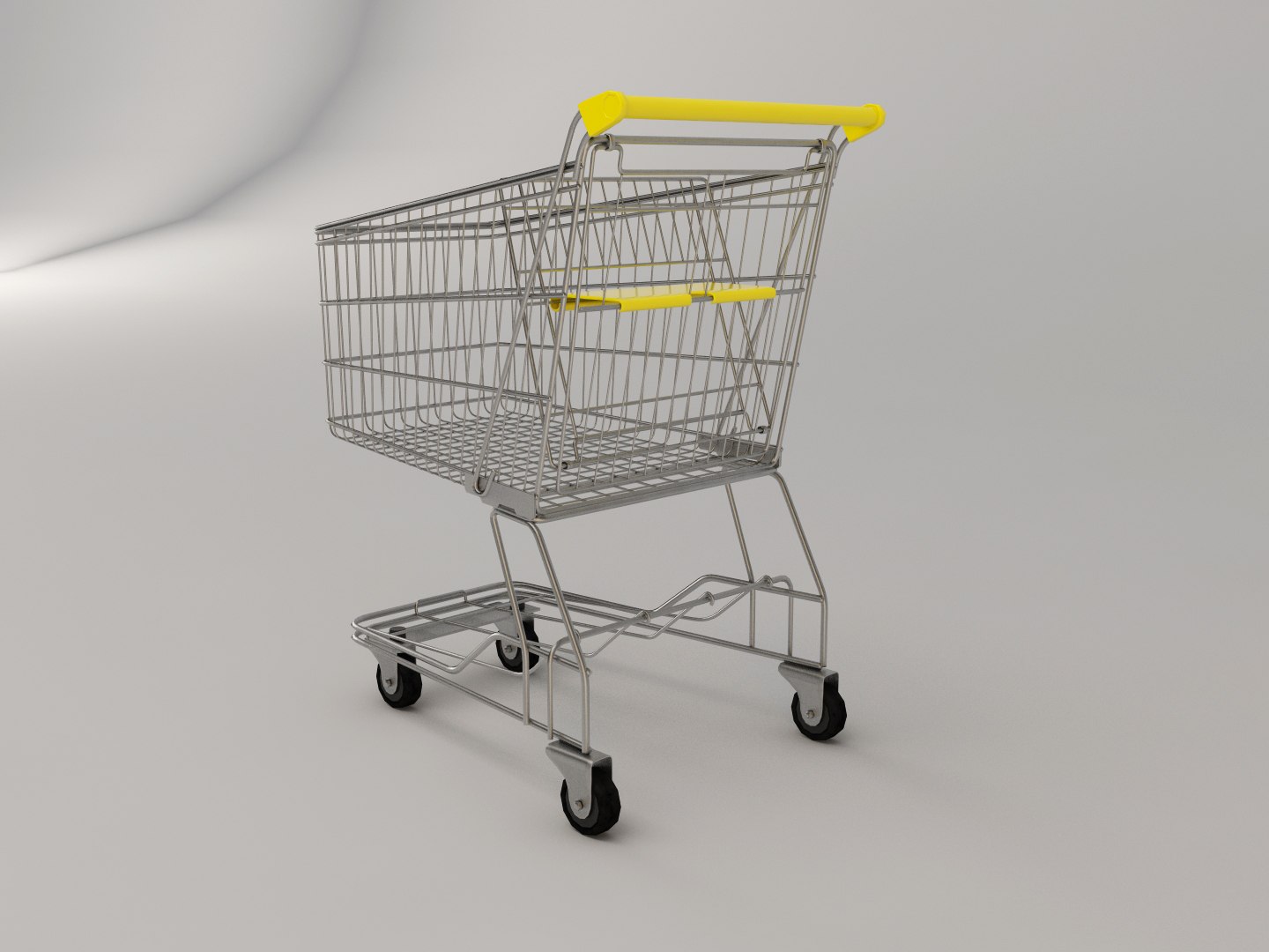 Shopping Cart 3d Obj