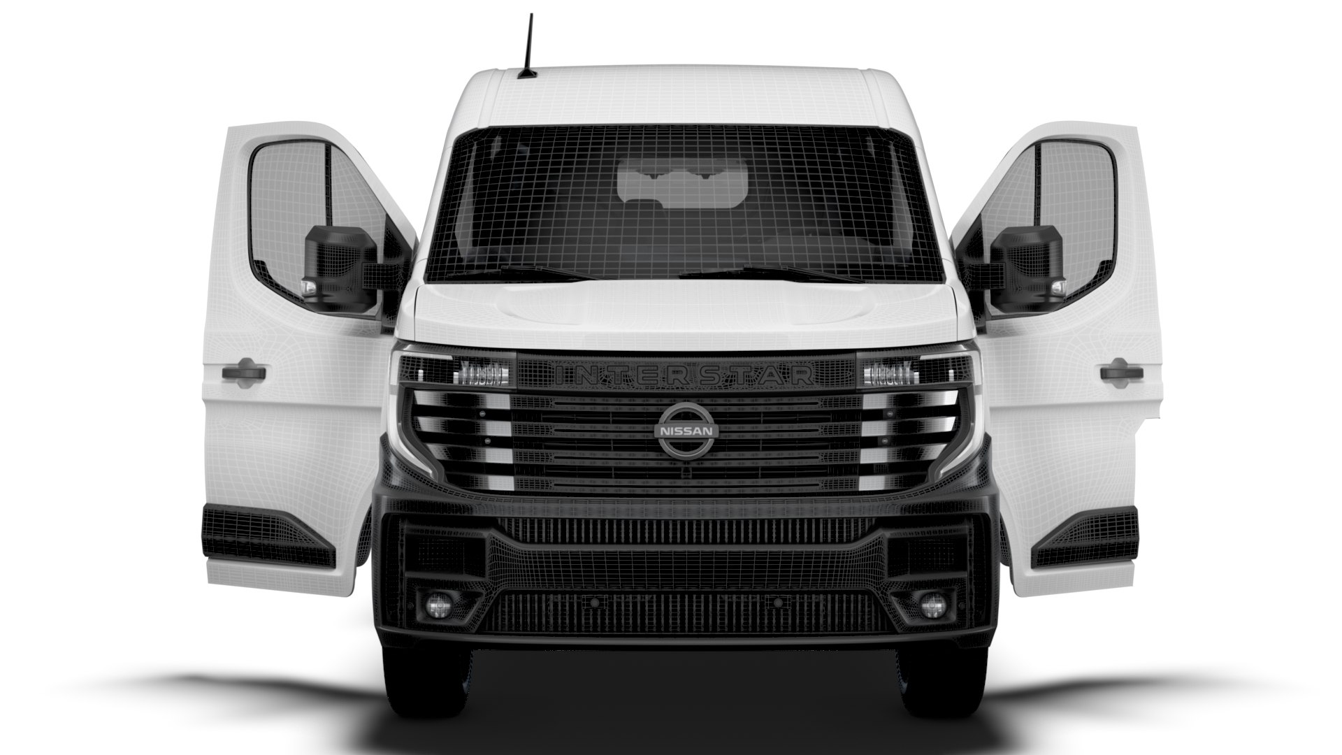 3D Nissan Interstar L2H2 Van HQ Interior 2024 - TurboSquid 2260393