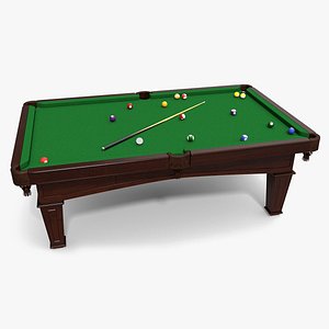 Download 3D Billiards Table Blender Models - TurboSquid