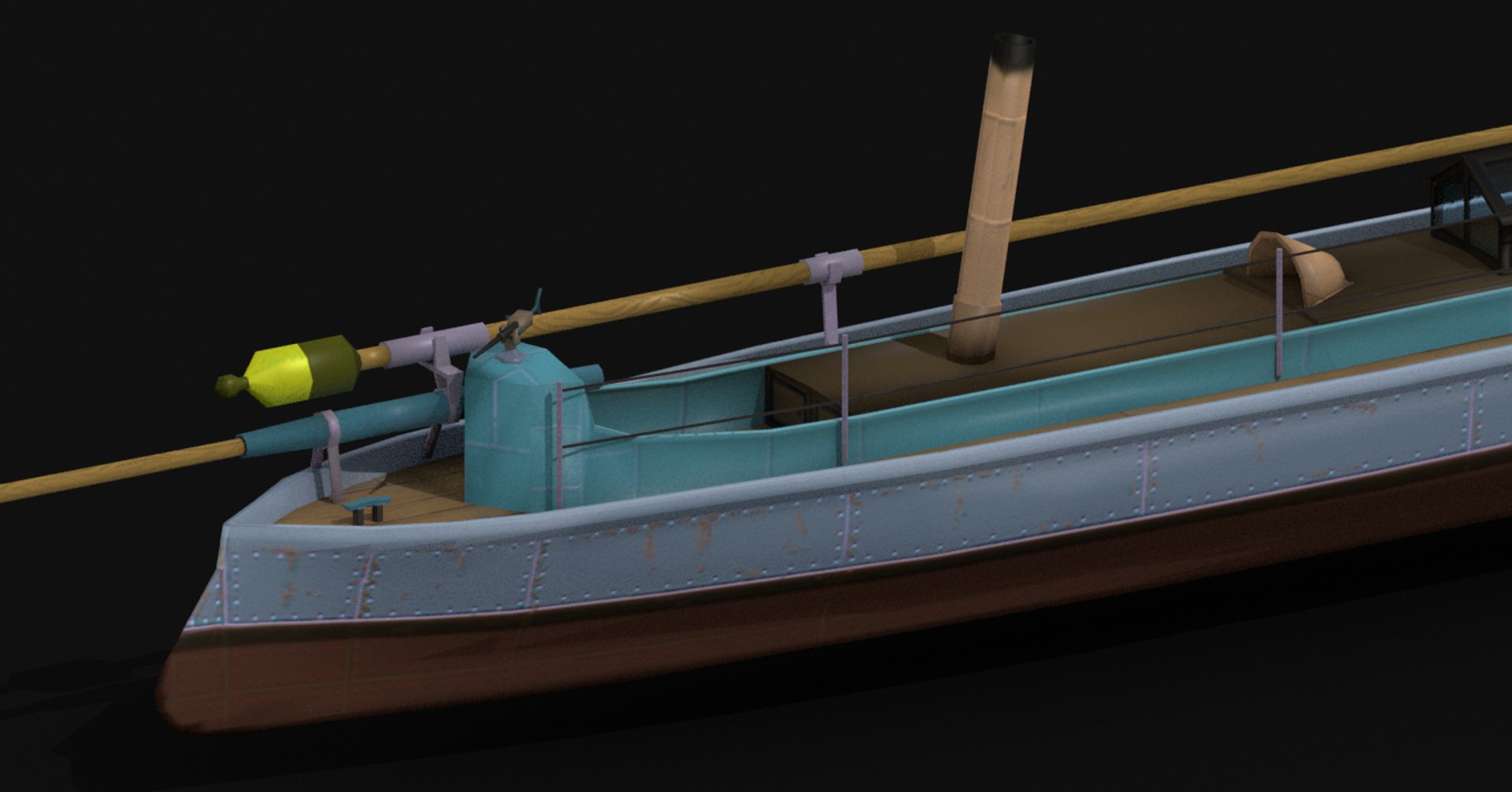 3D Torpedo Boat Alfa Iii - TurboSquid 1364021