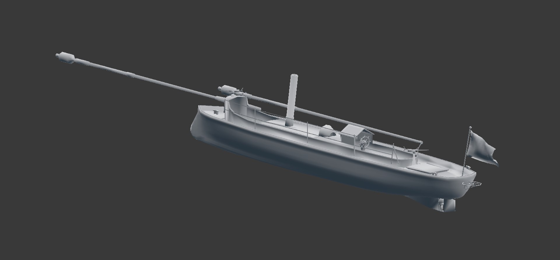 3D Torpedo Boat Alfa Iii - TurboSquid 1364021